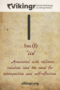 Isa - The Ice Rune of the Elder Futhark - A Deep Dive