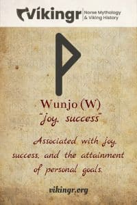 Wunjo - The Rune of Joy in the Elder Futhark
